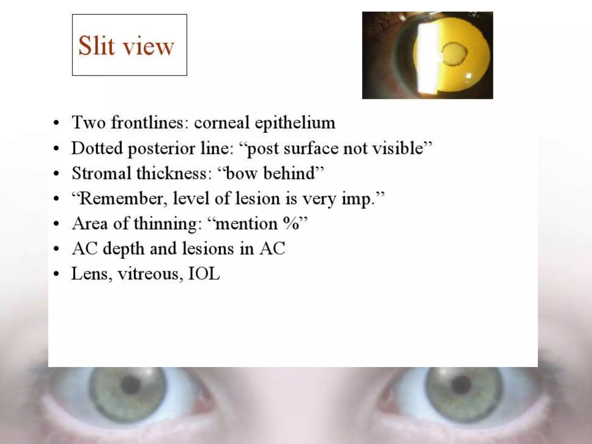 Eye colour coding | PPTX