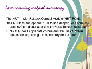 Corneal confocal microscopy | PPT