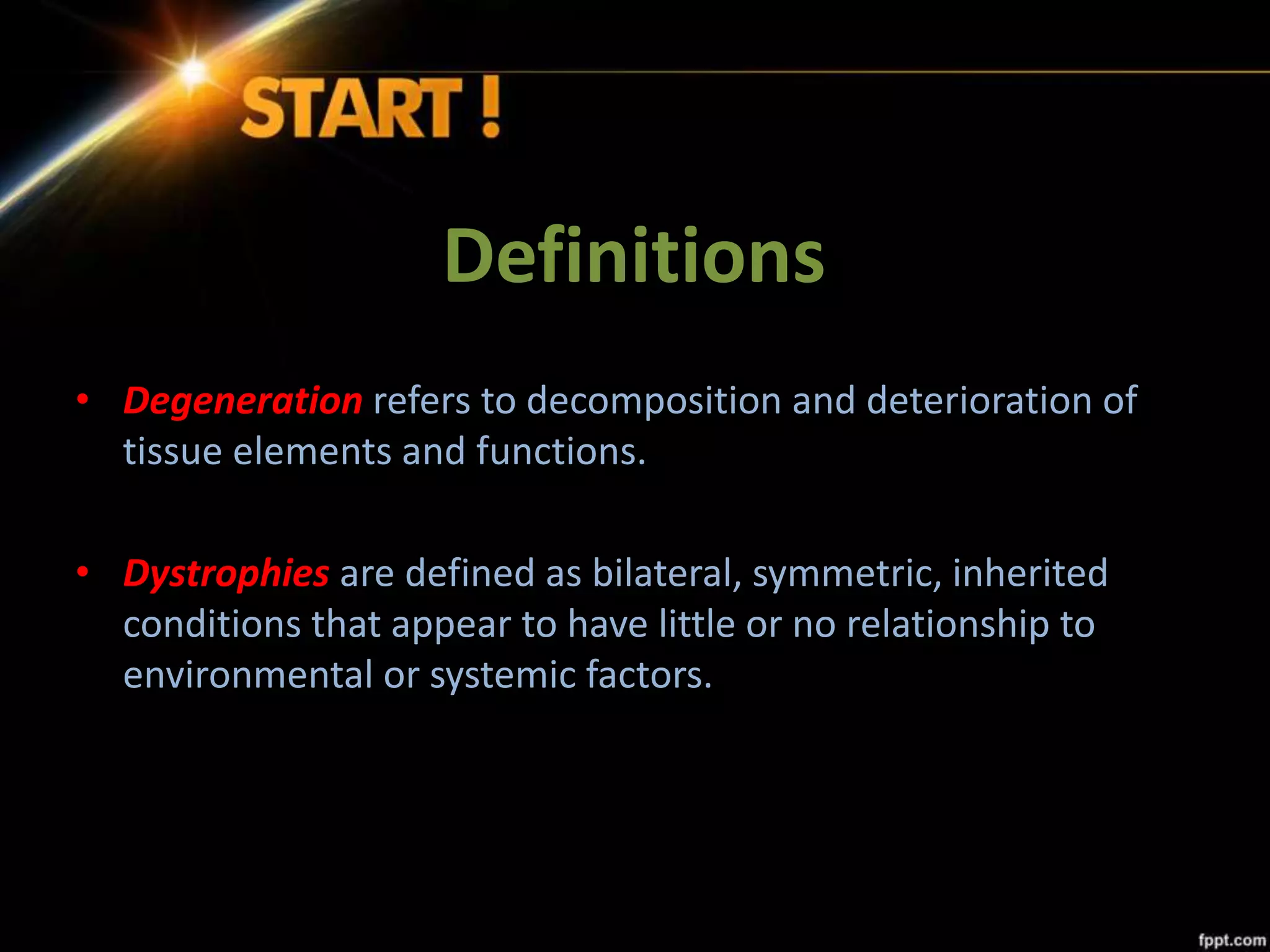Corneal degeneration & depos | PPTX