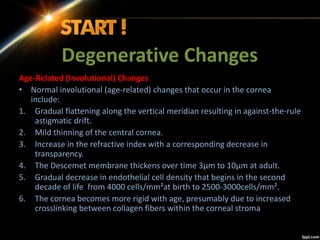Corneal degeneration & depos | PPTX