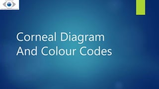 corneal diagrams and colour codes | PPTX
