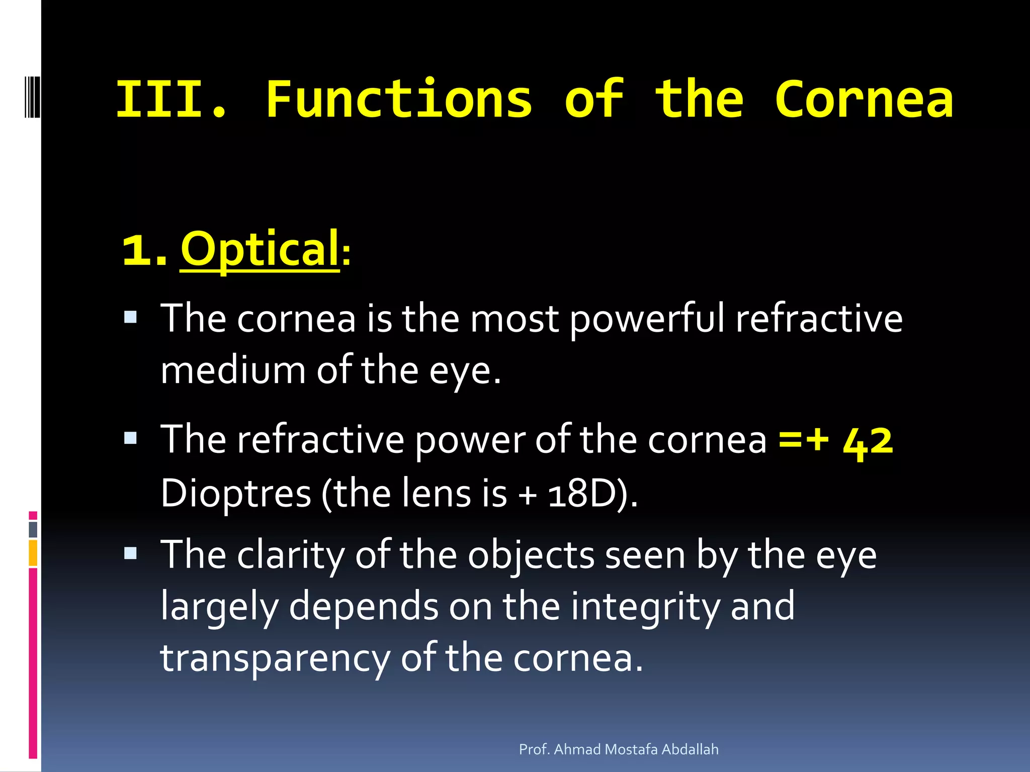 Corneal disorders | PPTX