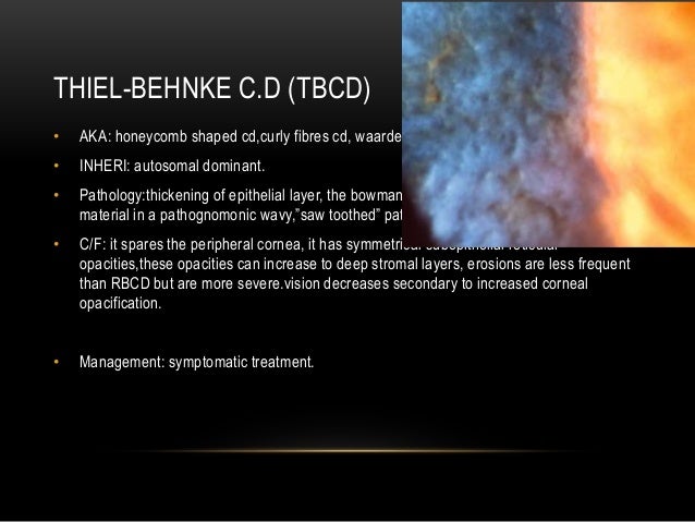 Thiel Behnke Corneal Dystrophy Cornea Grand Rounds
