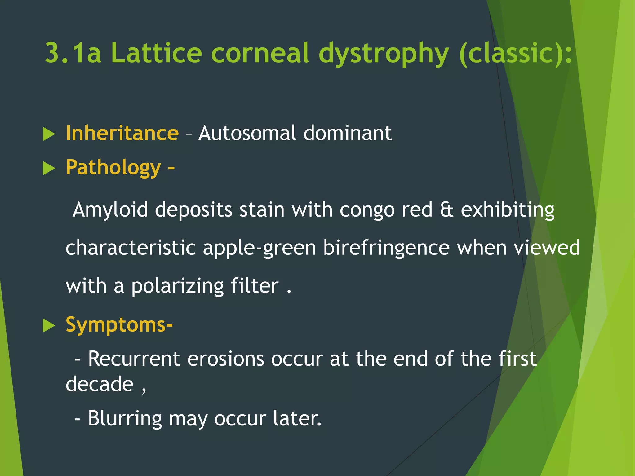 Corneal dystrophy by_dr.adnan | PPTX