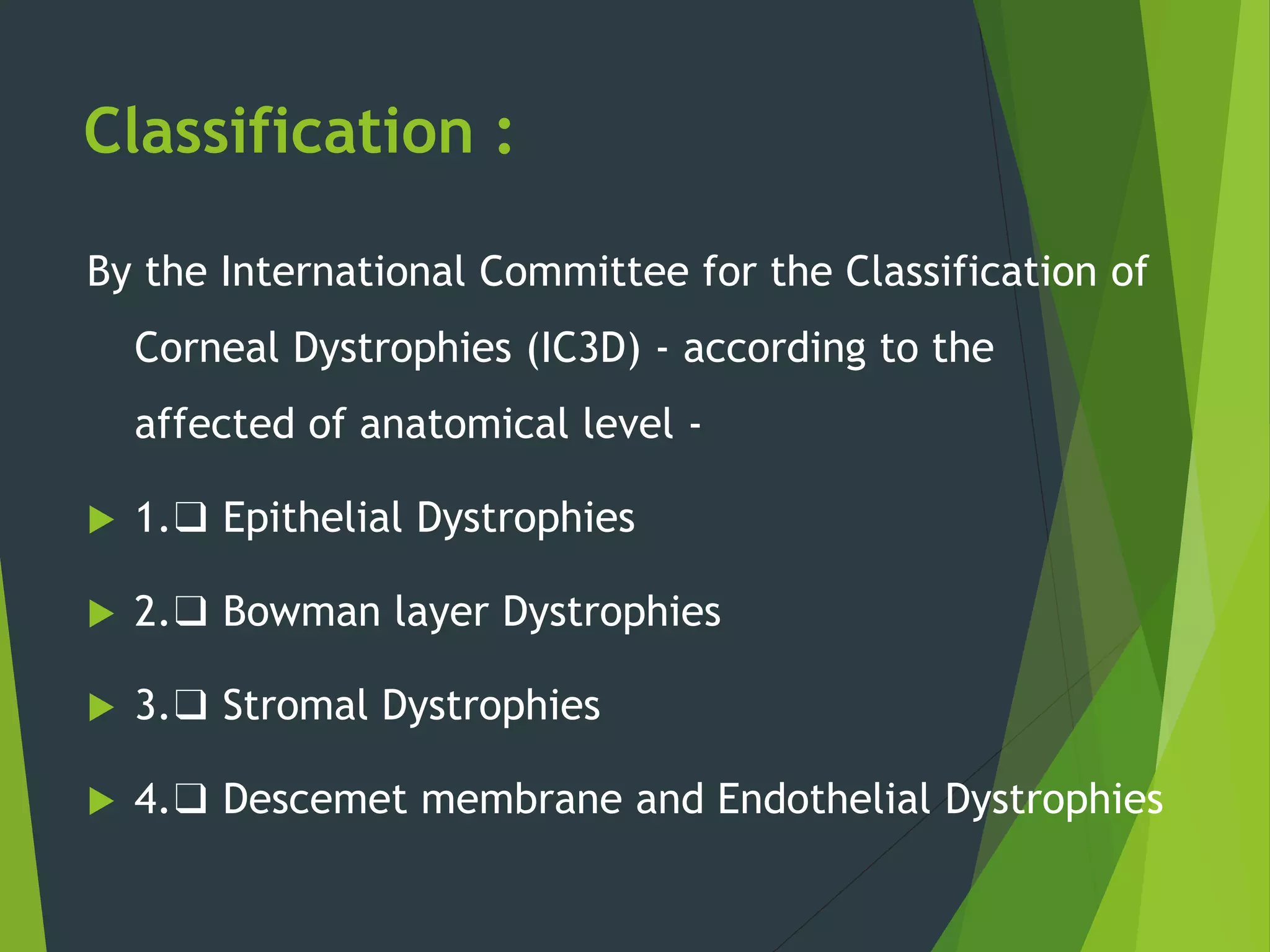 Corneal dystrophy by_dr.adnan | PPTX