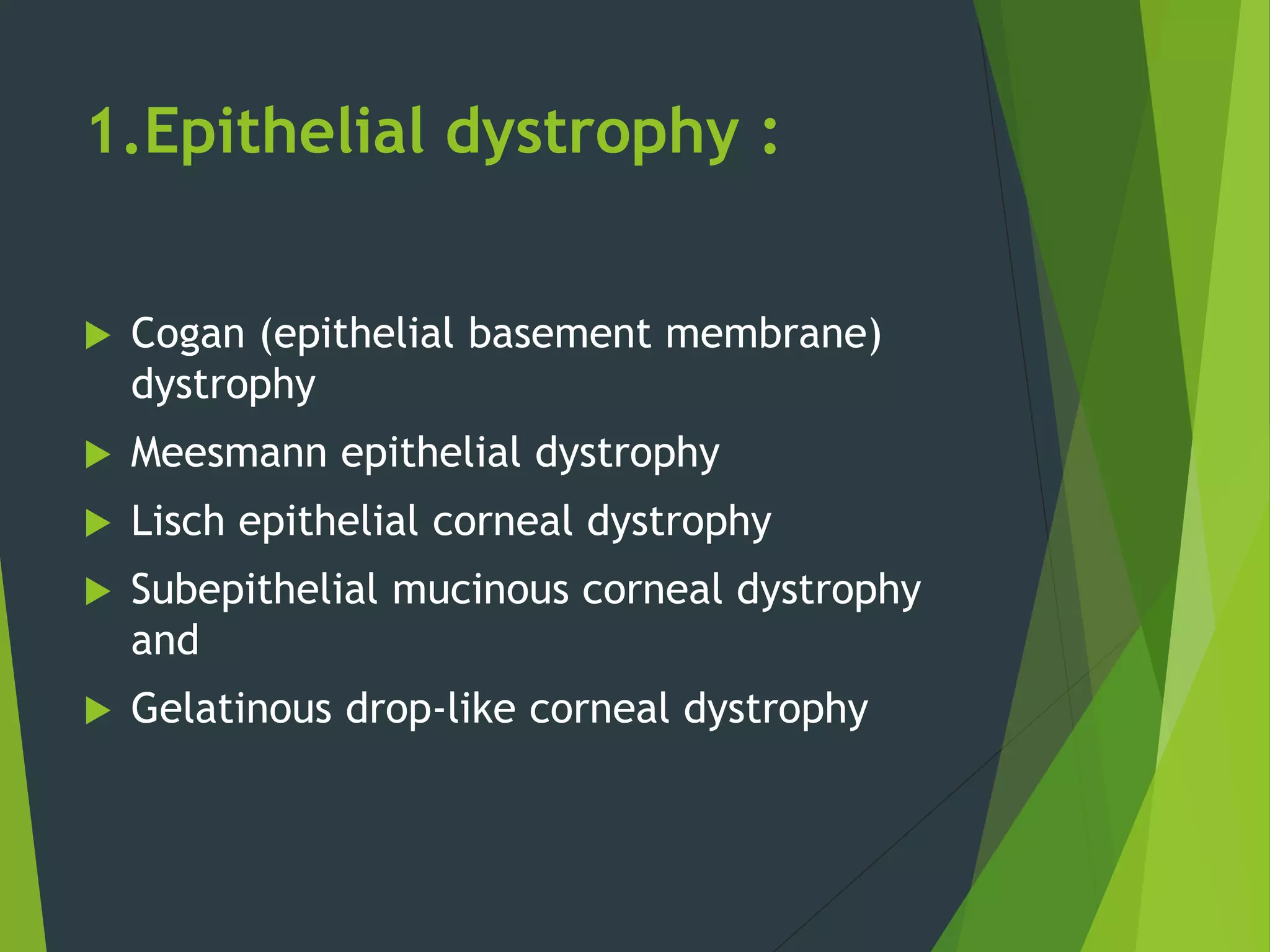 Corneal dystrophy by_dr.adnan | PPTX