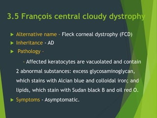 Corneal dystrophy by_dr.adnan | PPT