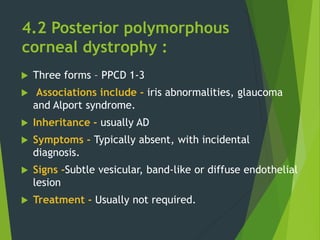 Corneal dystrophy by_dr.adnan | PPT