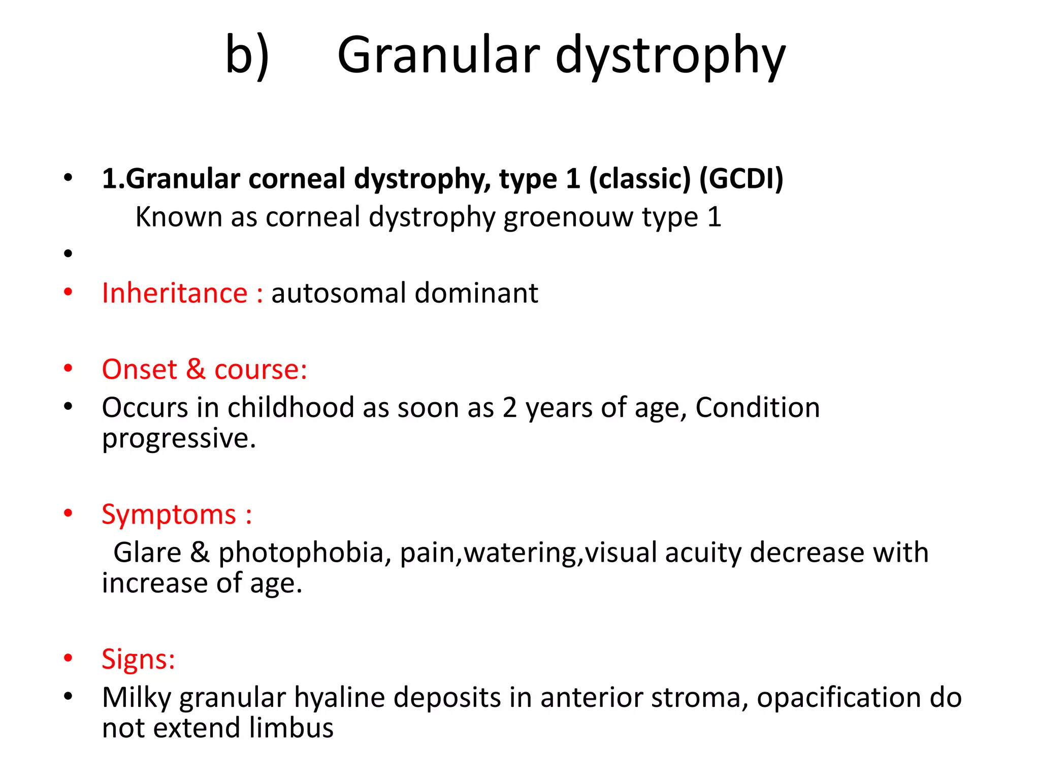 Corneal dystrophy and degeneration | PPTX