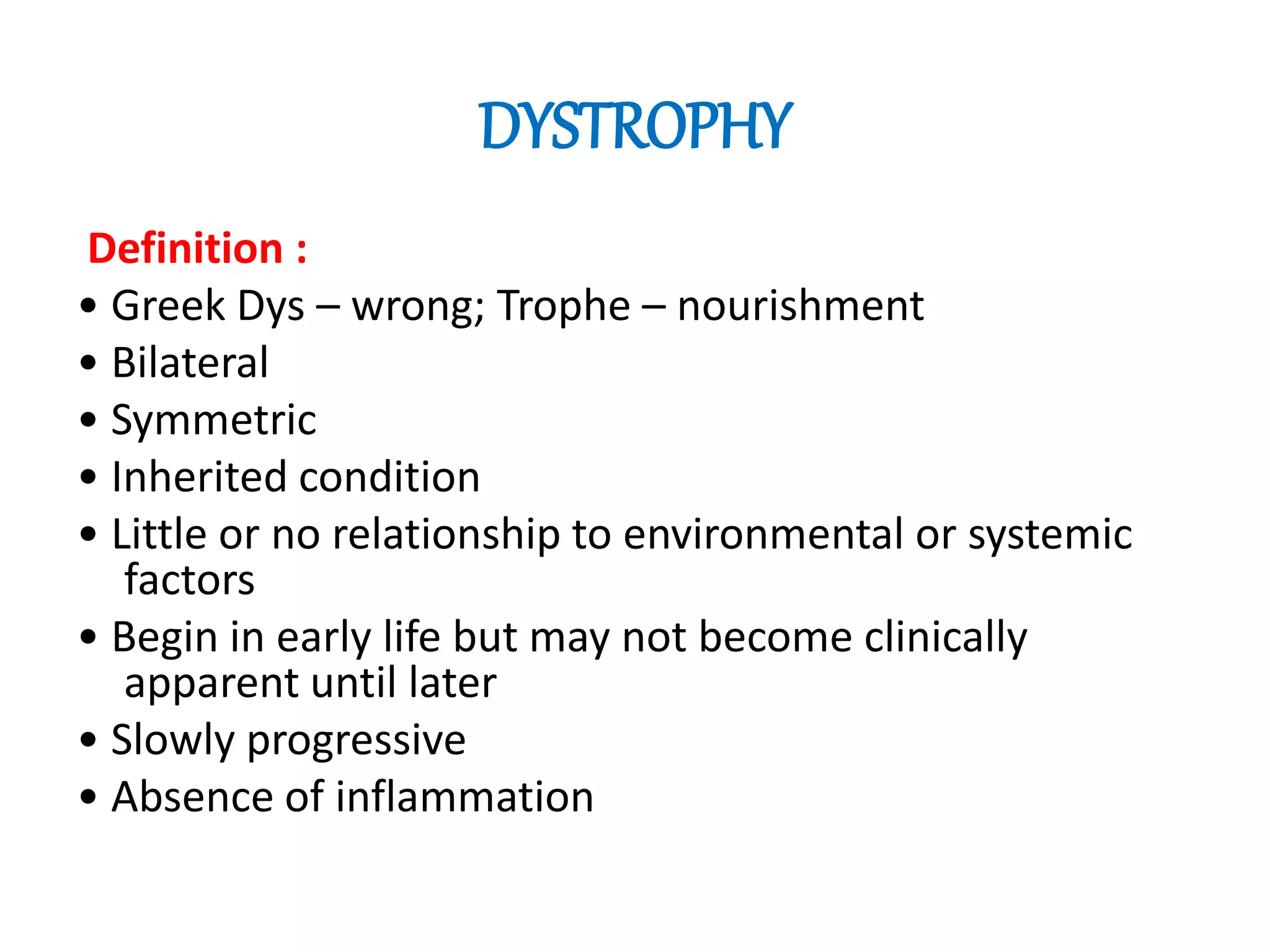 Corneal dystrophy and degeneration | PPTX
