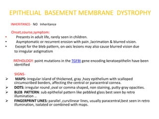 Corneal dystrophy and degeneration | PPTX