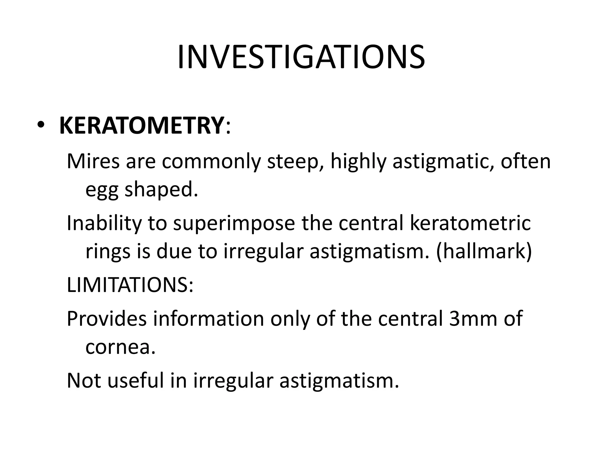 Corneal ectasias | PPTX