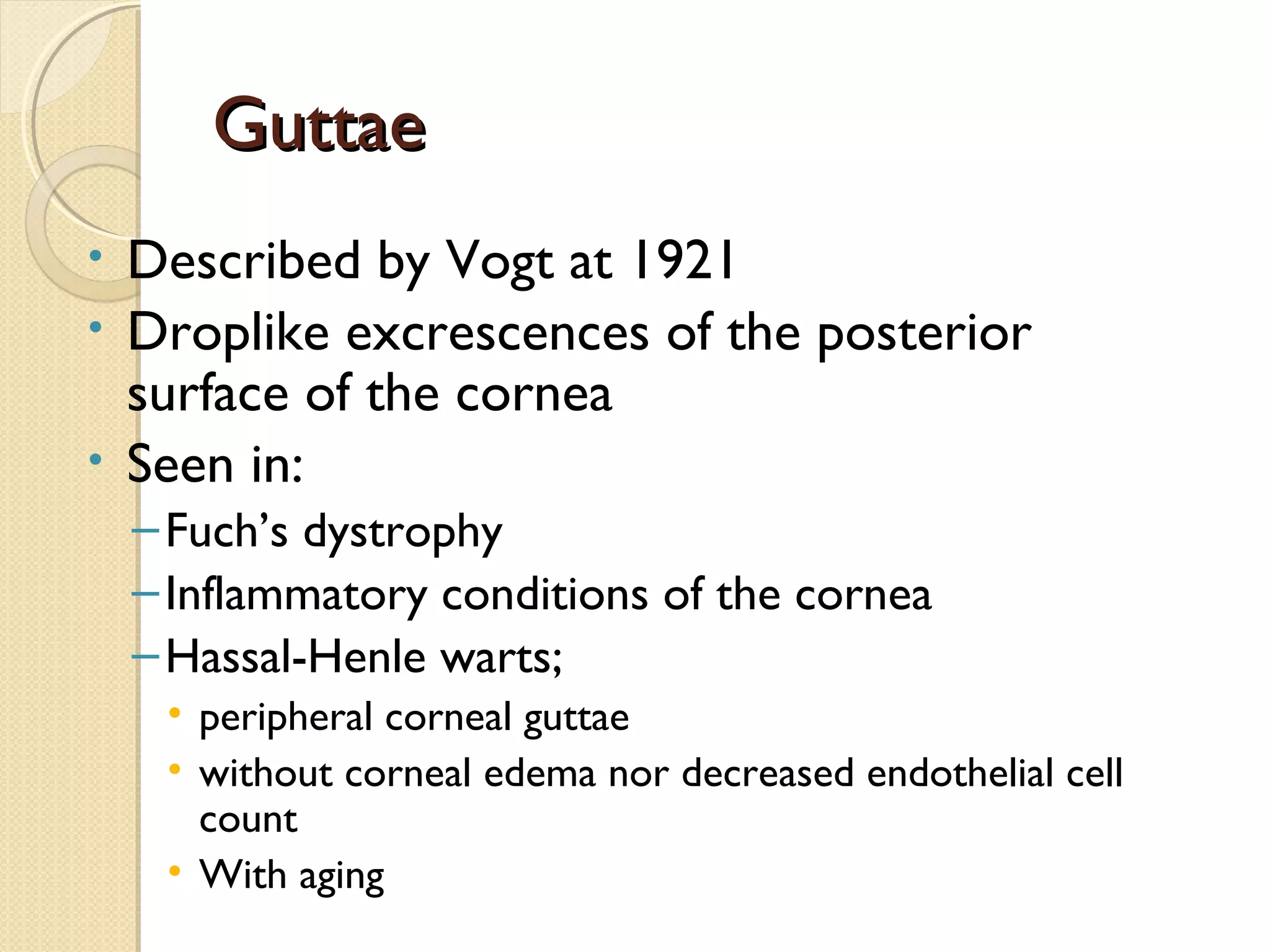 Corneal edema | PPT