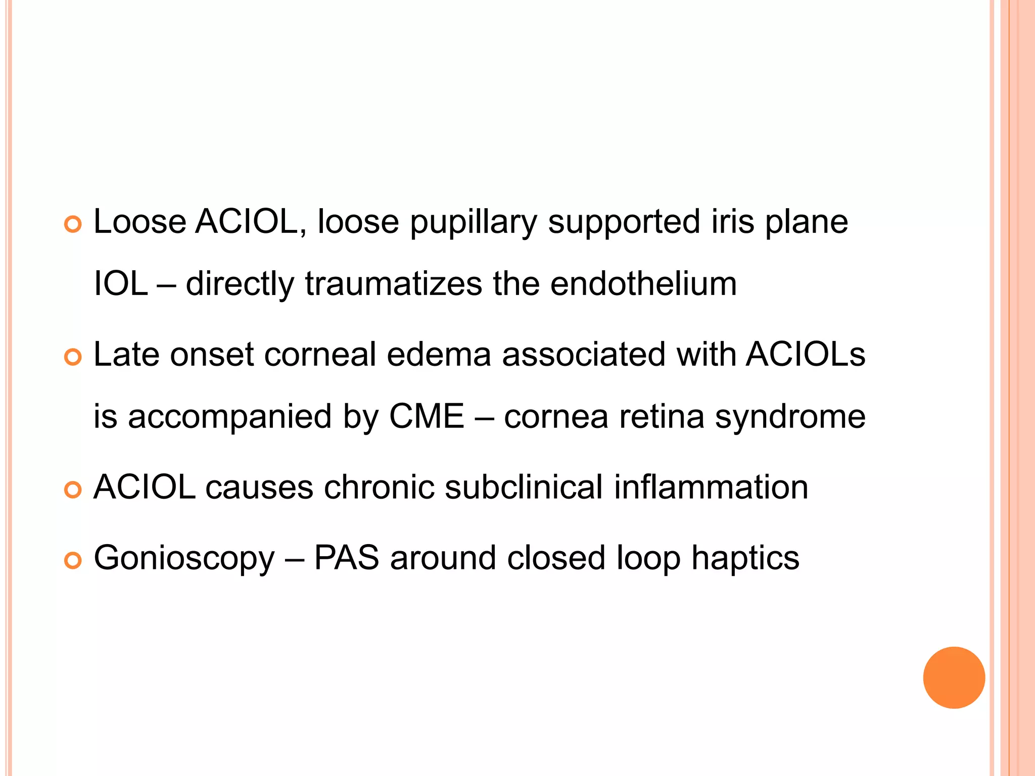 Corneal edema after cataract surgery | PPTX | Eye and Vision Conditions ...
