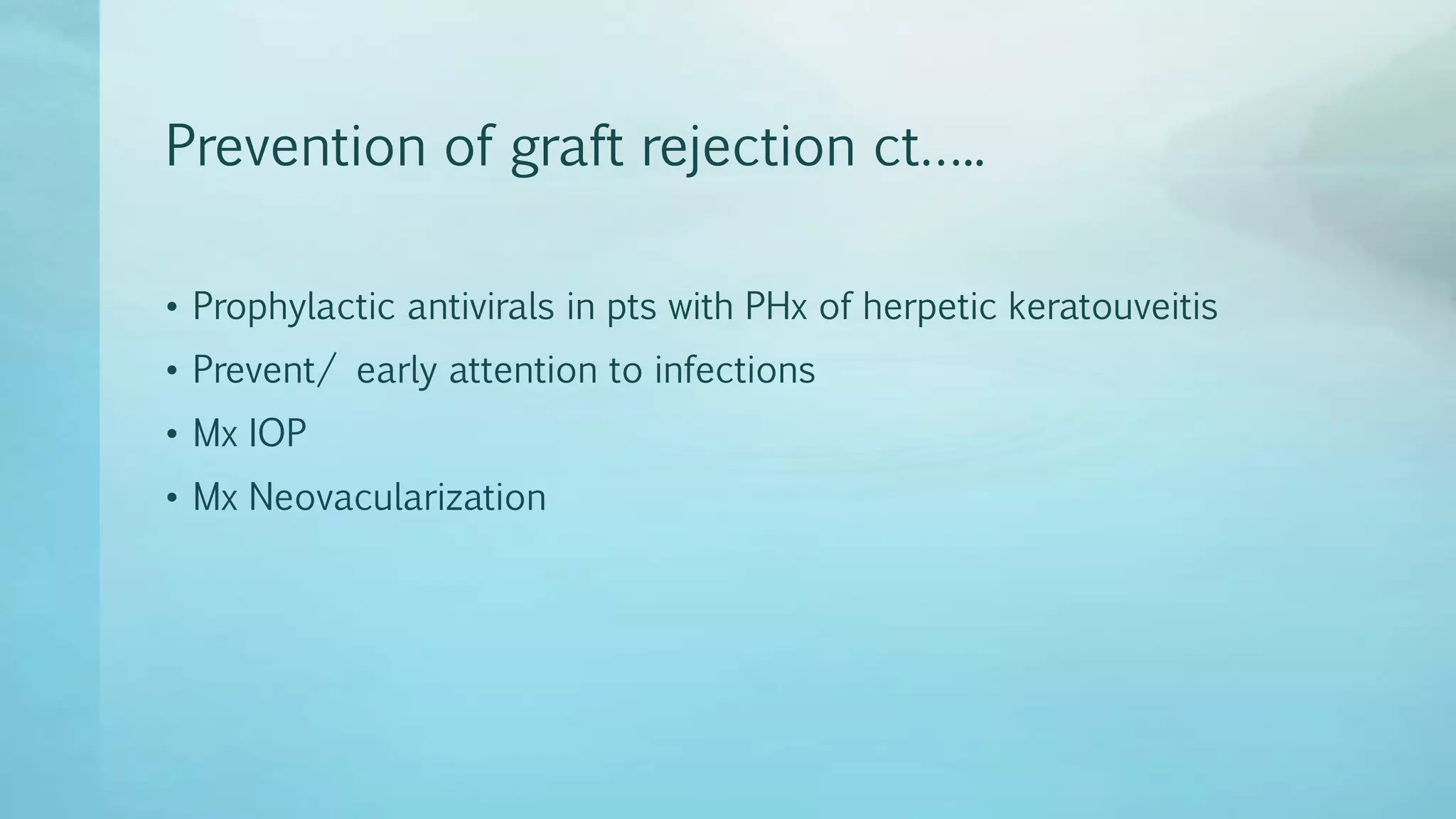 Corneal graft rejection | PPTX