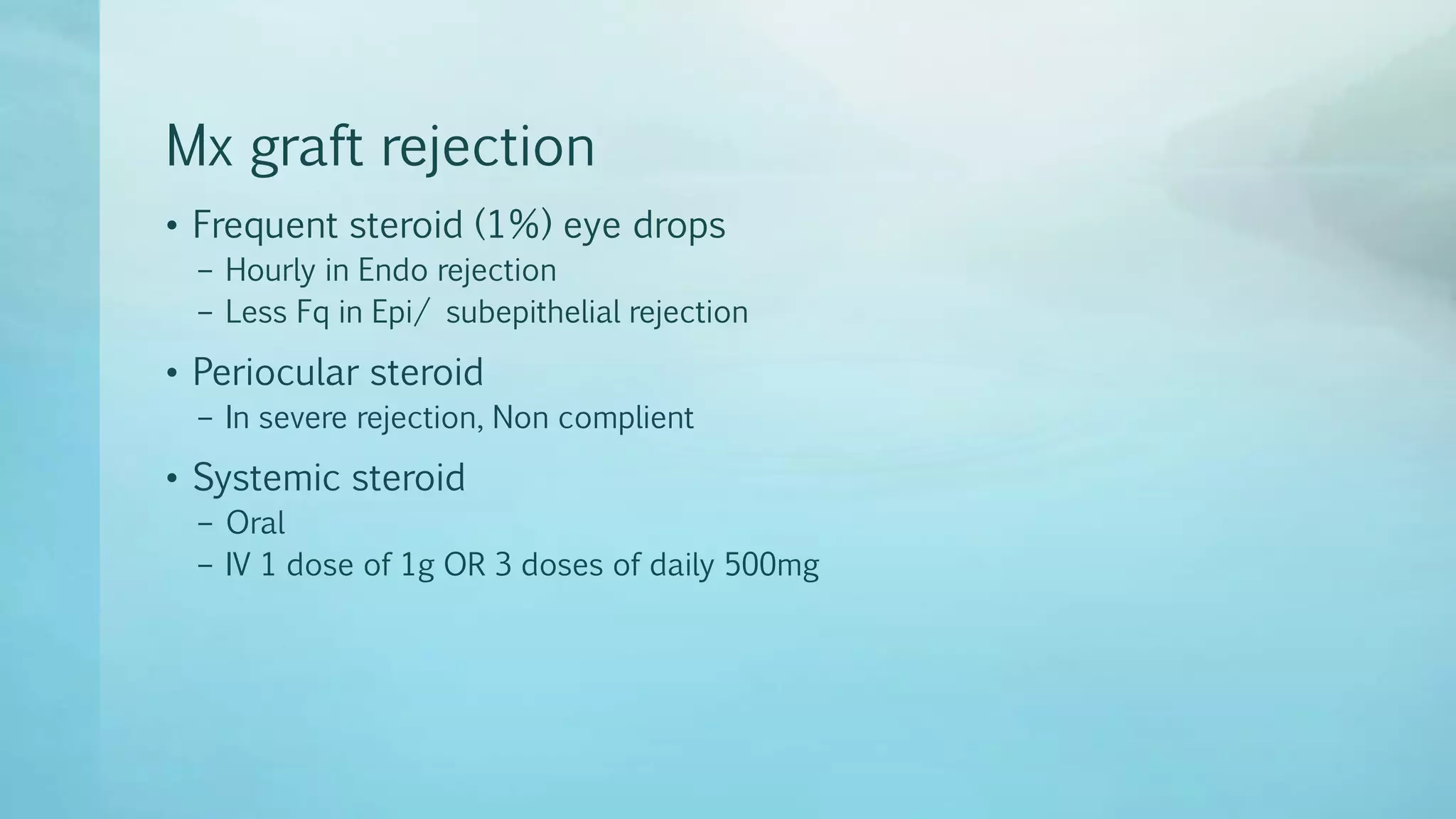 Corneal graft rejection | PPTX