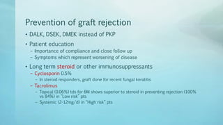 Corneal graft rejection | PPT