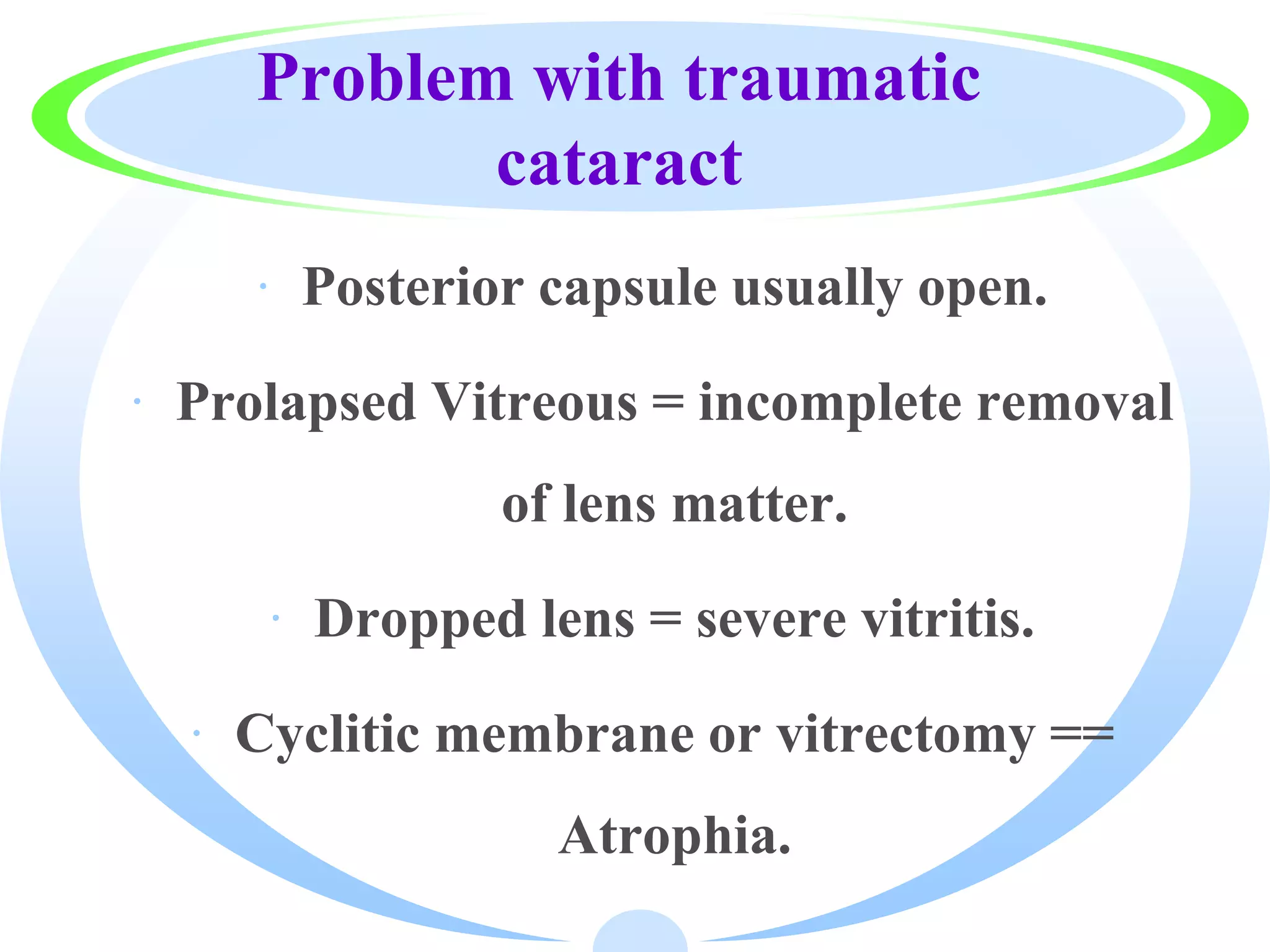 Corneal laceration repair tips | PPT