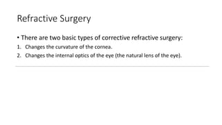 Corneal laser surgery | PPTX