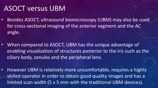 Anterior segment and Corneal OCT review | PPSX