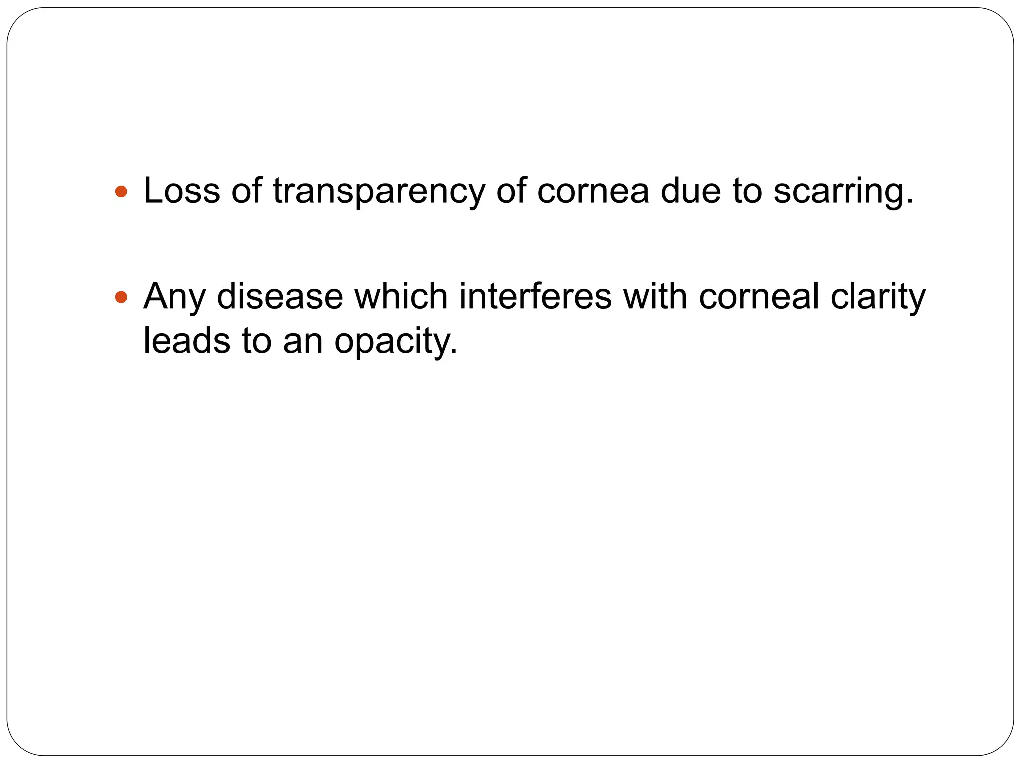 Corneal Opacity | PPTX