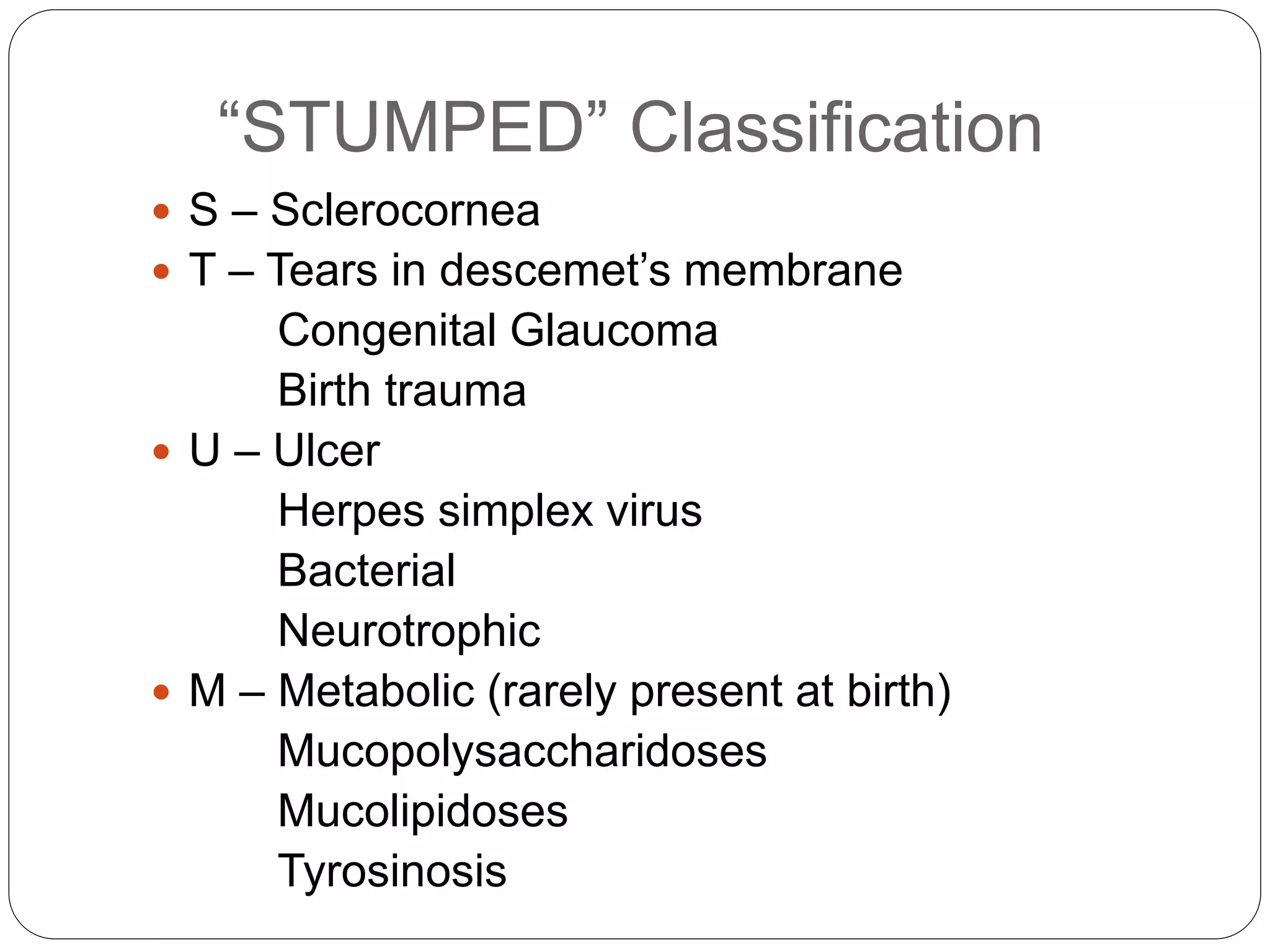 Corneal Opacity | PPTX