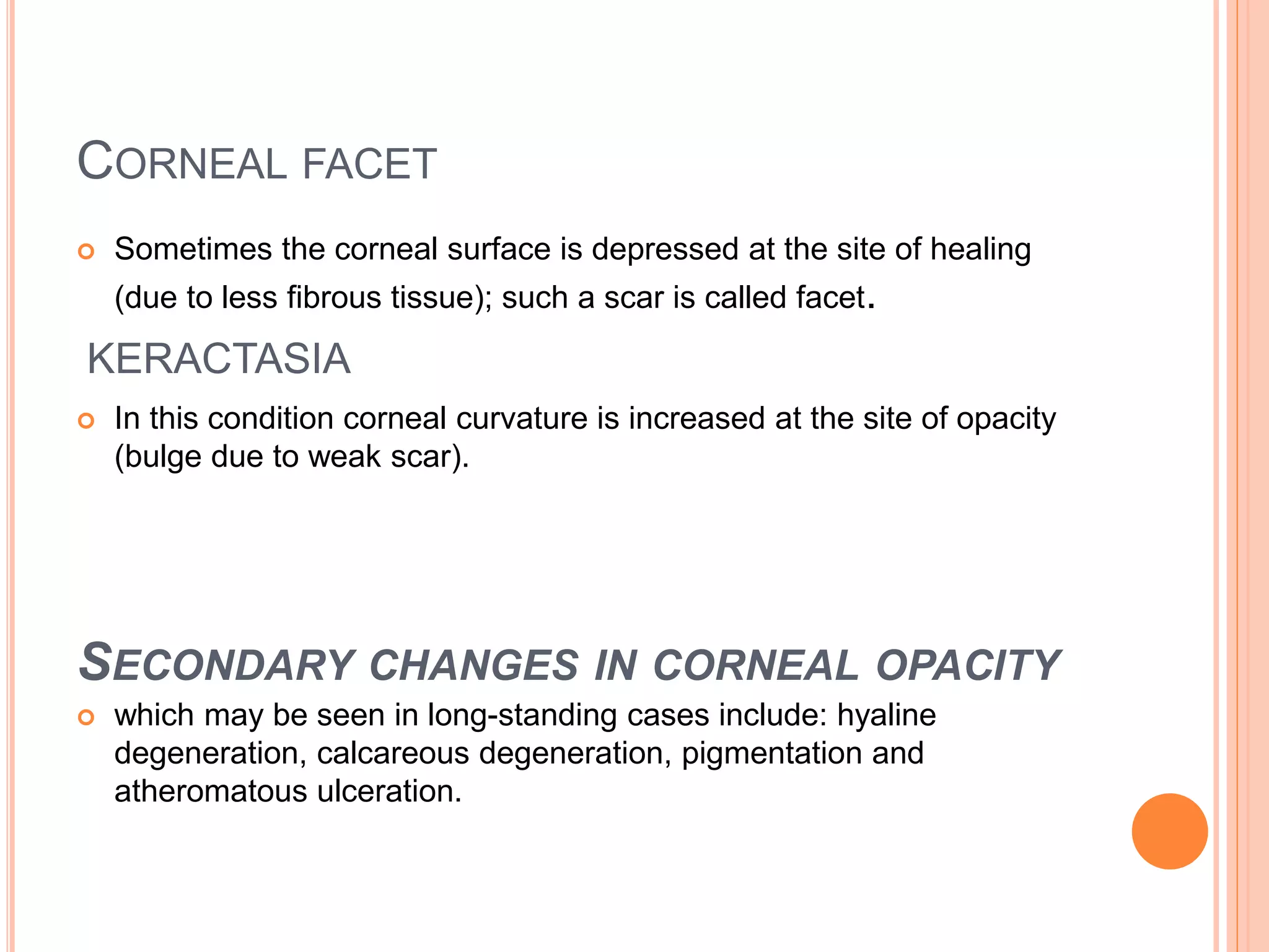 Corneal opacity | PPTX