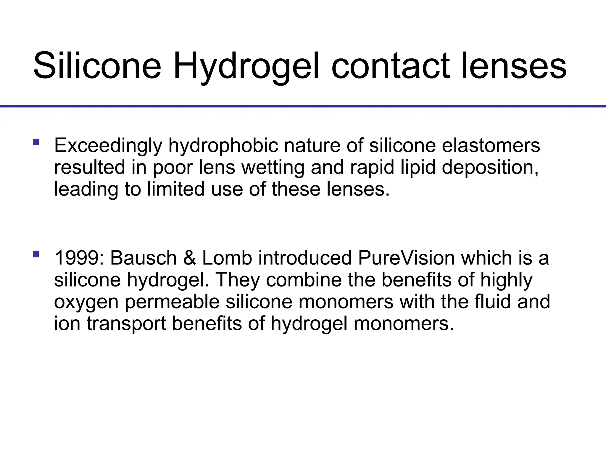CORNEAL OXYGEN REQUIREMENT AND SILICON HYDROGEL LENS - Copy.ppt