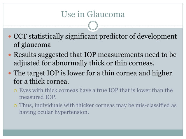 Corneal pachymetry by ben okeeffe | PPTX