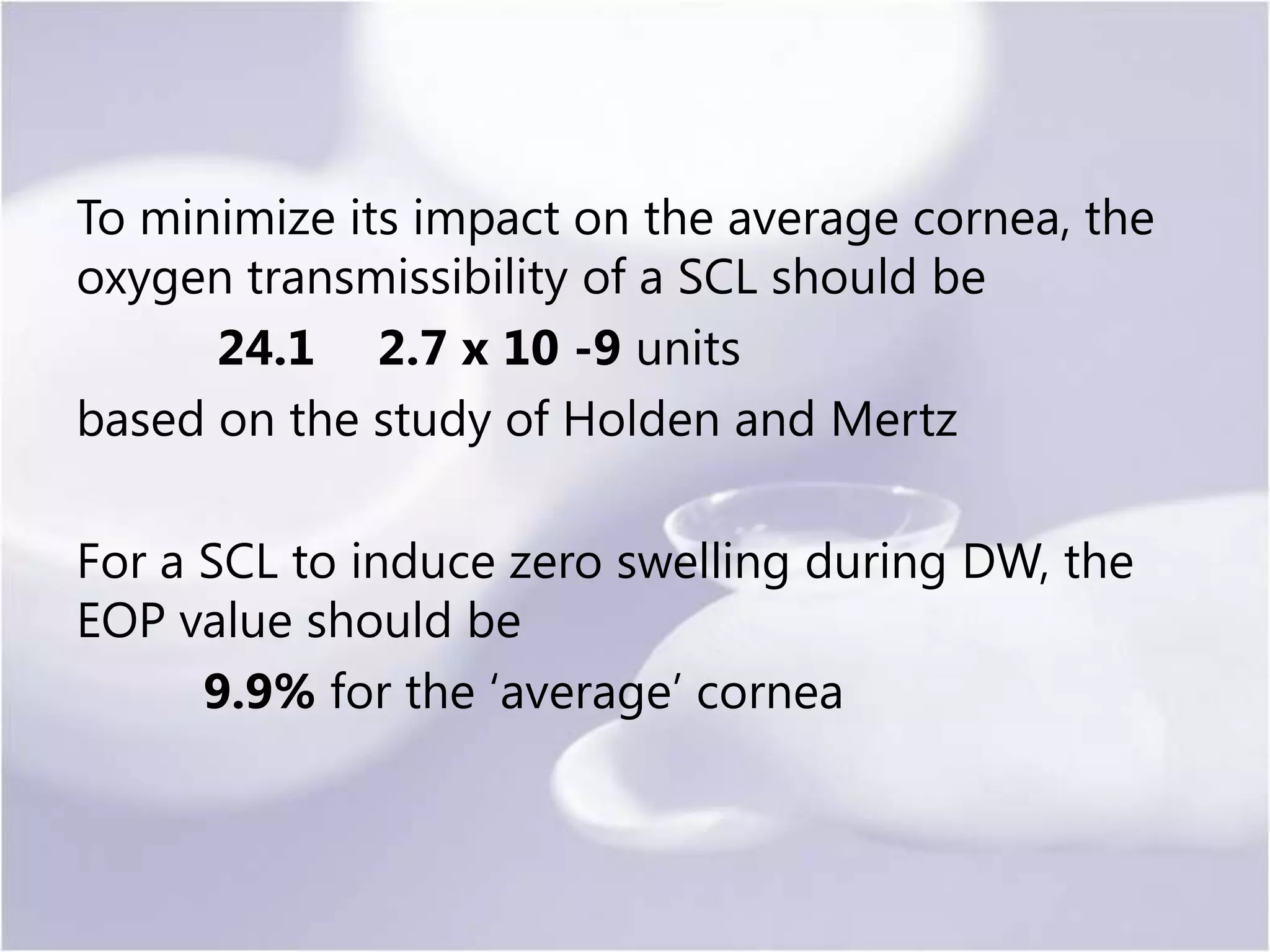 Corneal physiology in relation to contact lens wear | PPTX