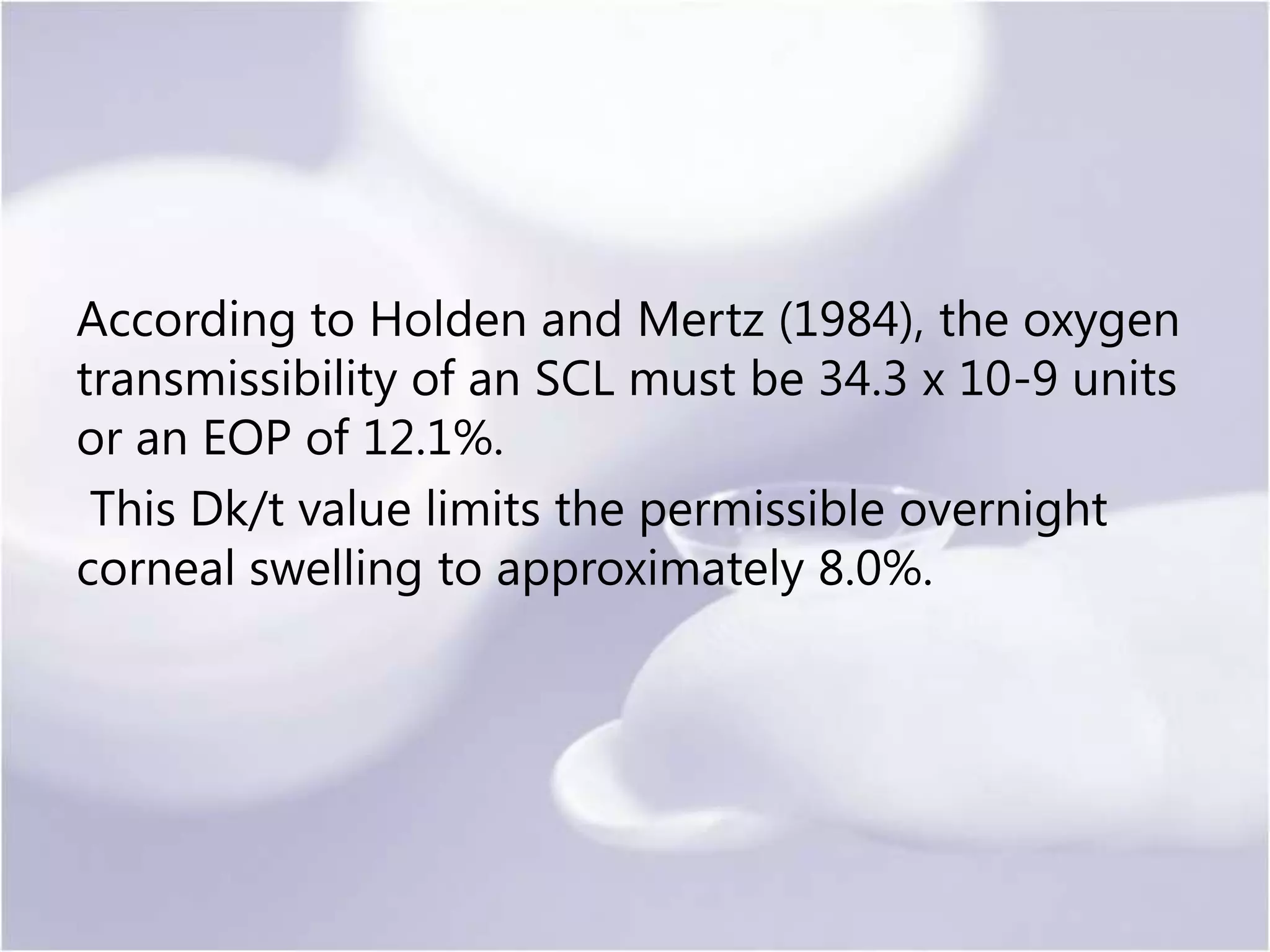 Corneal physiology in relation to contact lens wear | PPTX