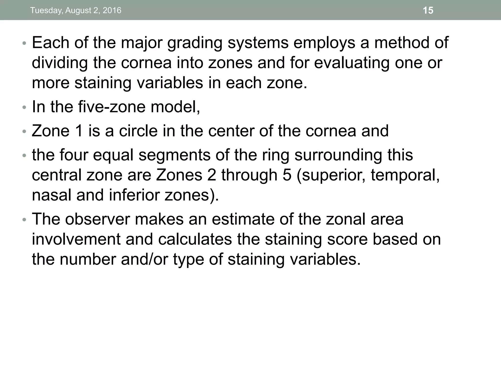 Corneal staining procedure | PPTX
