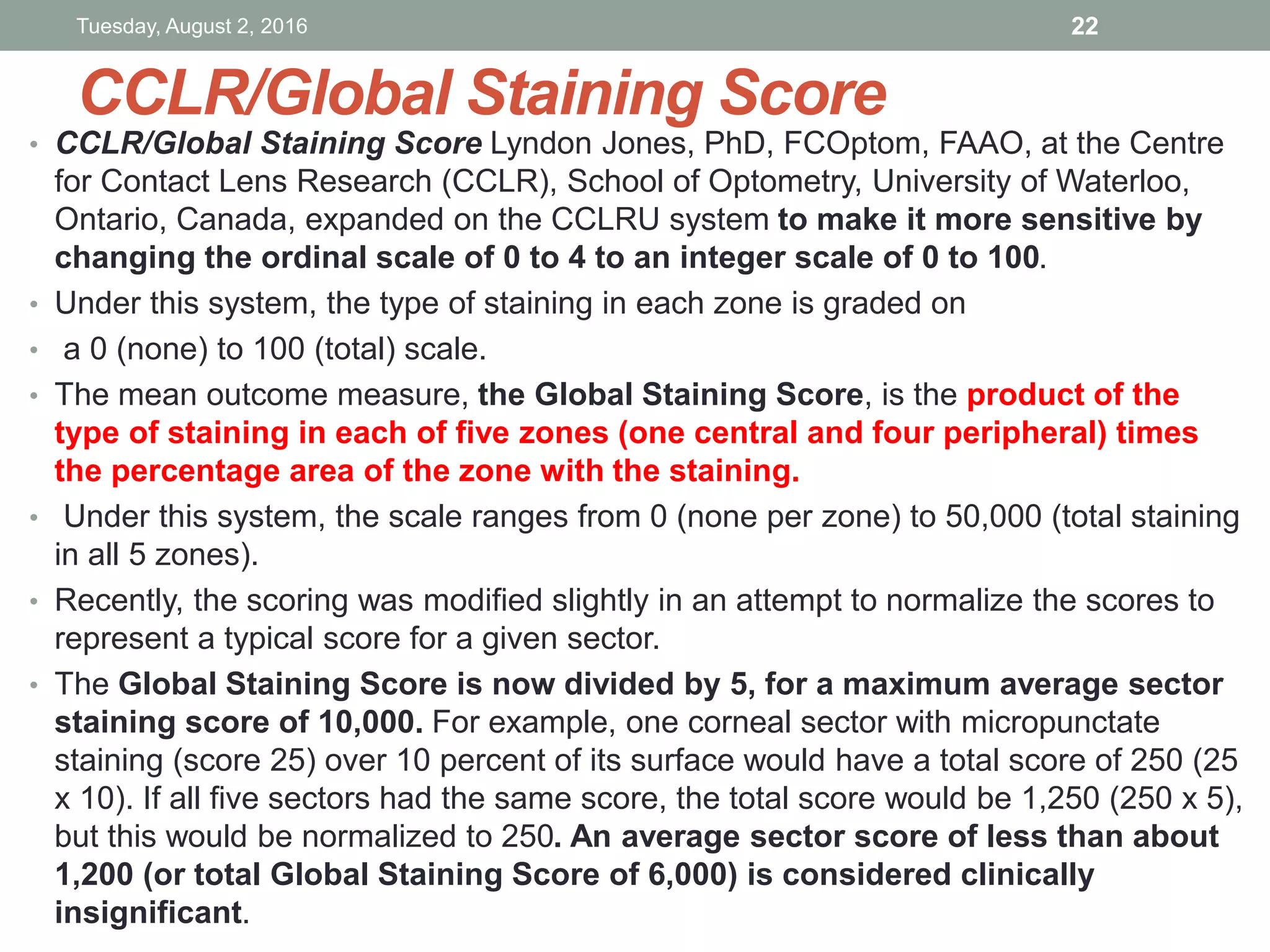 Corneal staining procedure | PPTX