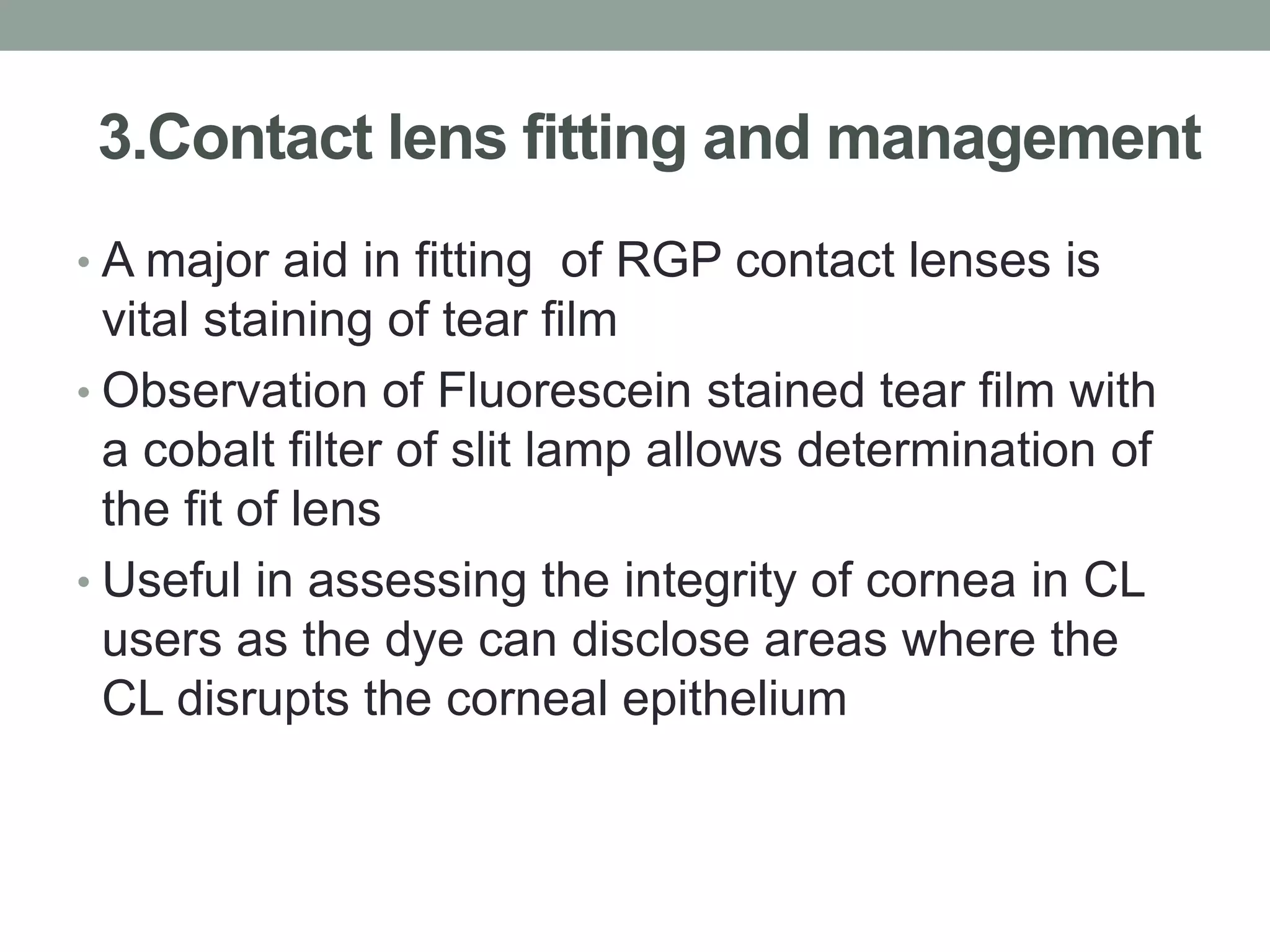 Corneal staining procedure | PPTX