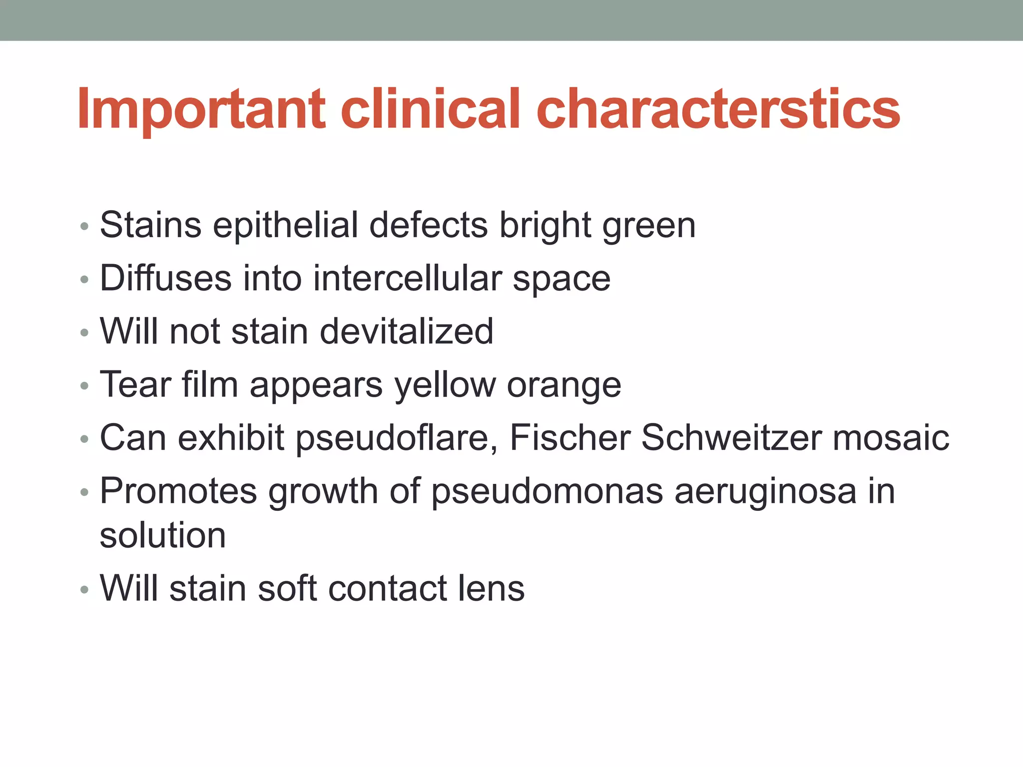 Corneal staining procedure | PPTX