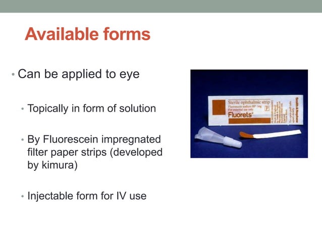 Corneal staining procedure | PPTX