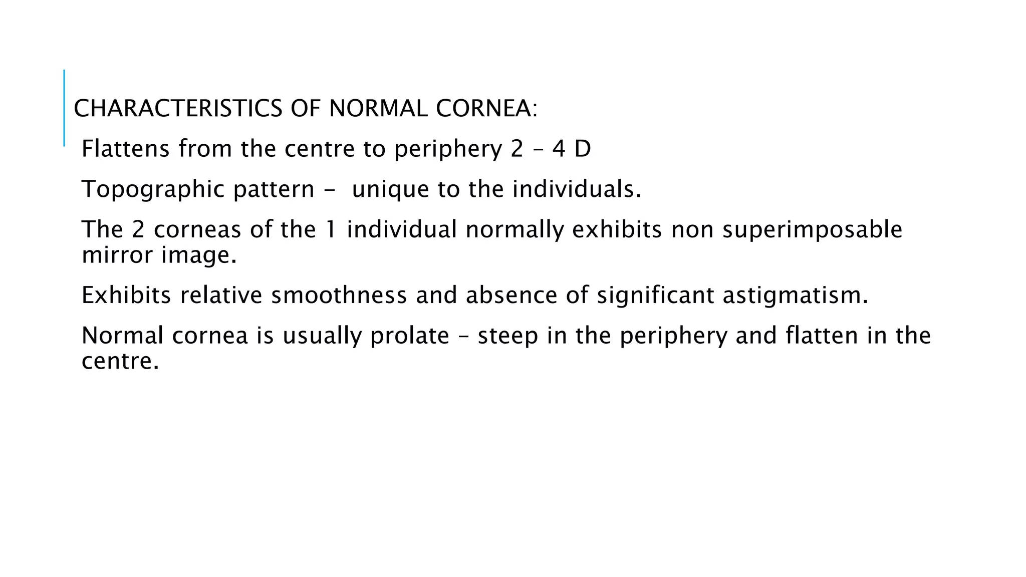 Corneal topography | PPTX