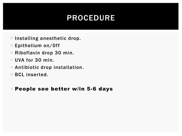 Corneal Topography Corneal Cross Linking Pediatric and Presbyopic ...