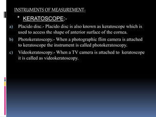 Corneal topographic reports | PPT