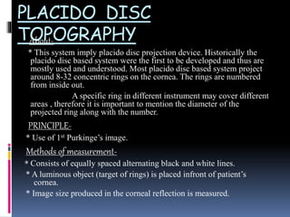 Corneal topographic reports | PPT