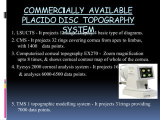 Corneal topographic reports | PPT