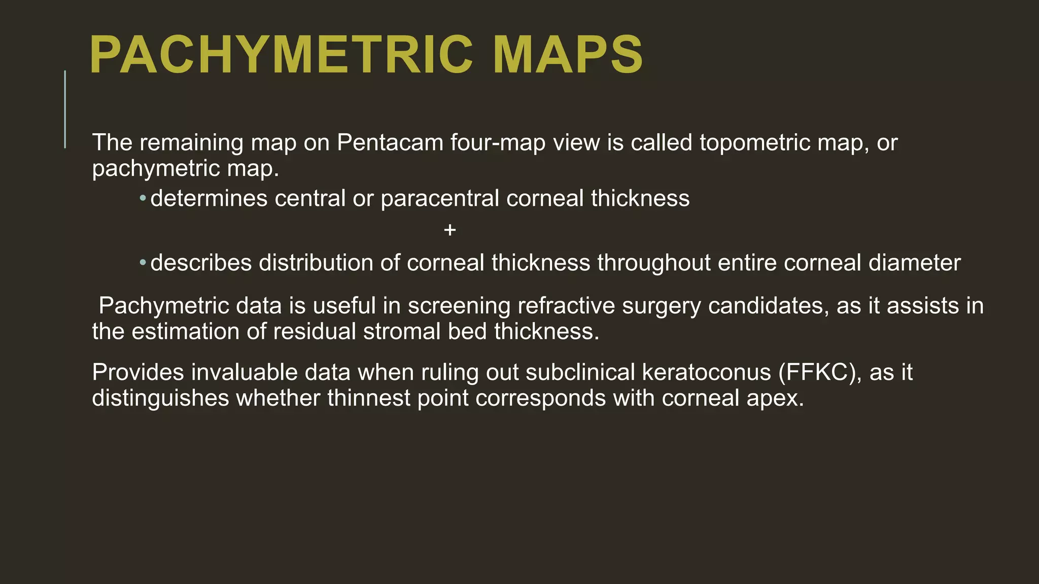 Pentacam and Corneal topography | PPTX