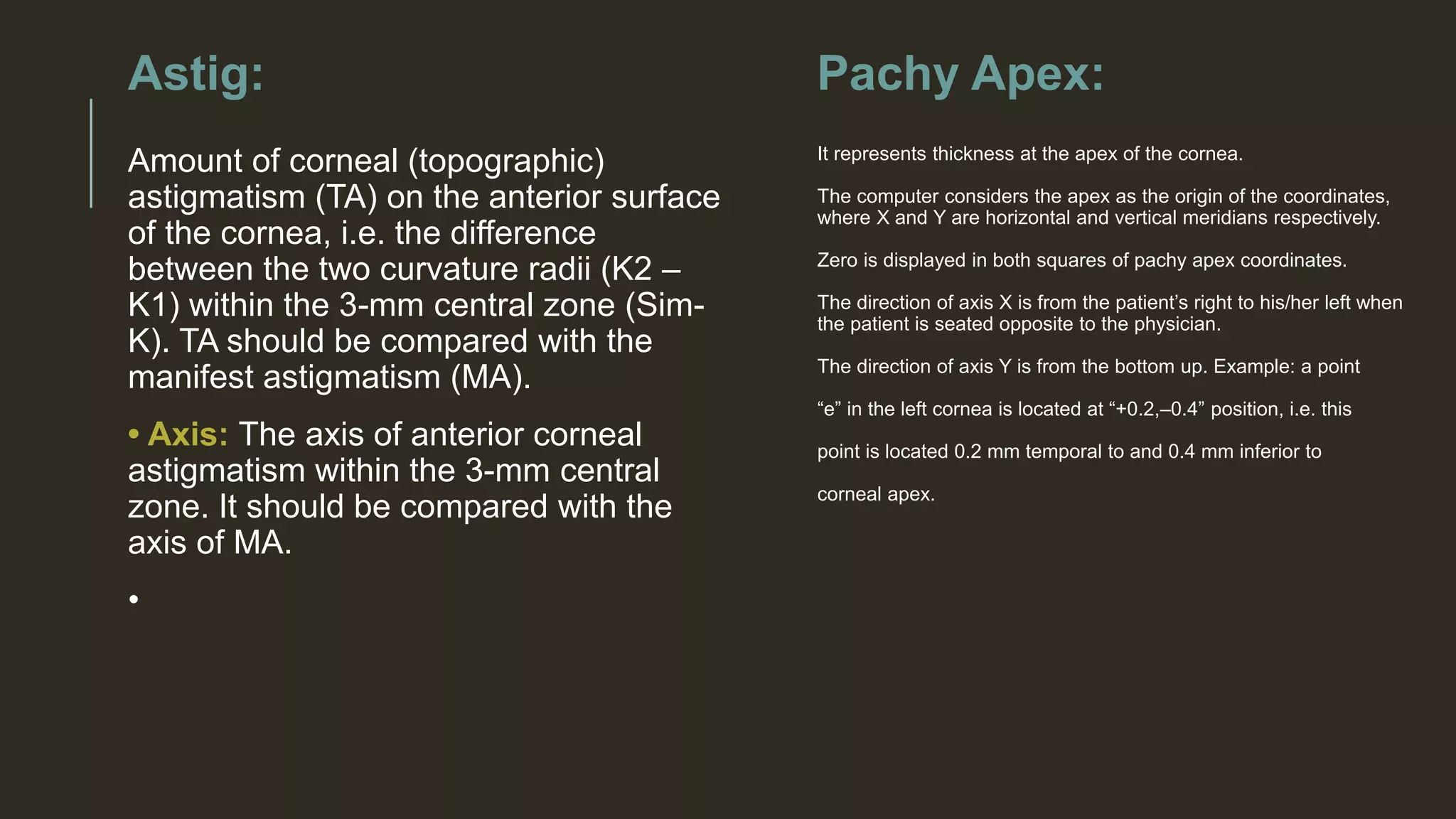 Pentacam and Corneal topography | PPTX