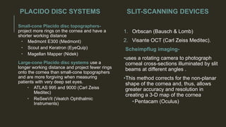Pentacam and Corneal topography | PPTX