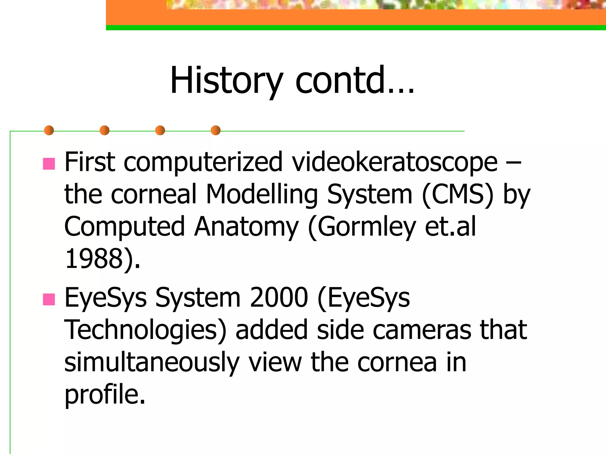 Corneal topography...ppt