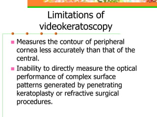 Corneal topography...ppt