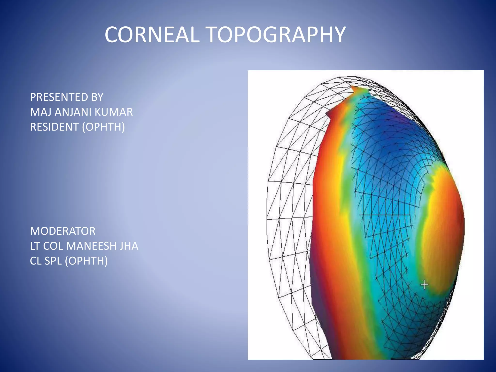 Corneal topography final | PPTX