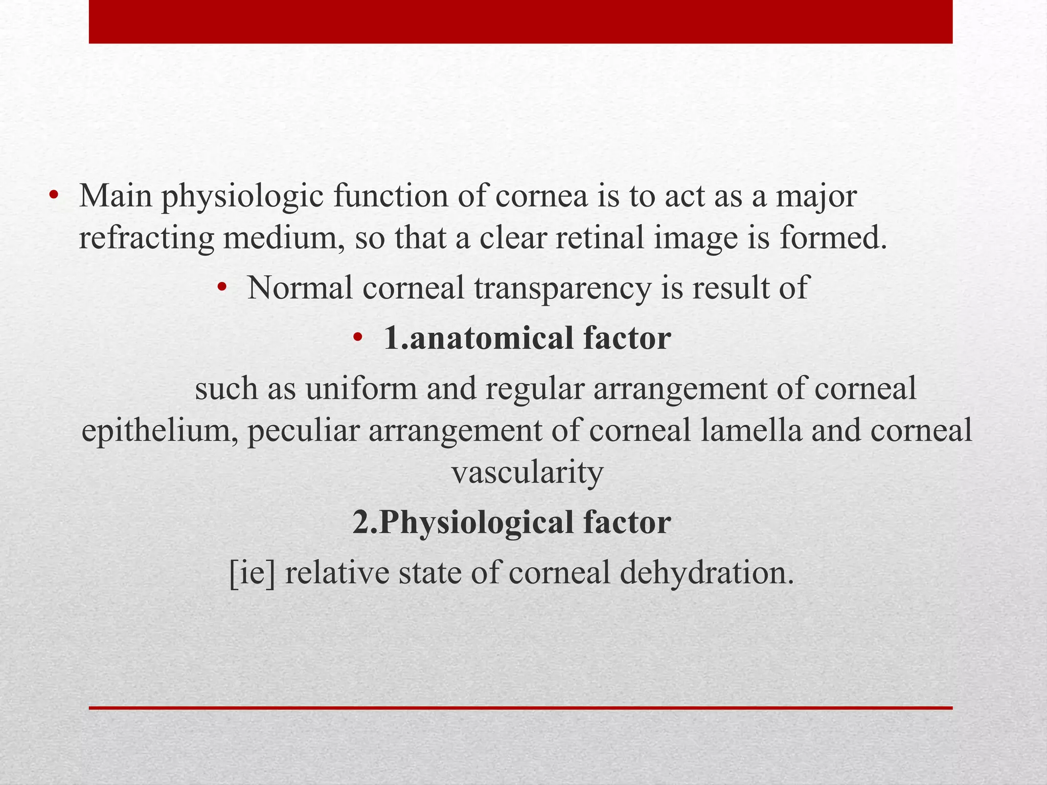 Corneal transparency | PDF