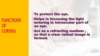 Corneal transparency | PPTX