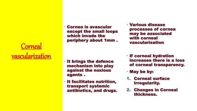 Corneal transparency | PPTX | Eye and Vision Conditions | Diseases and ...